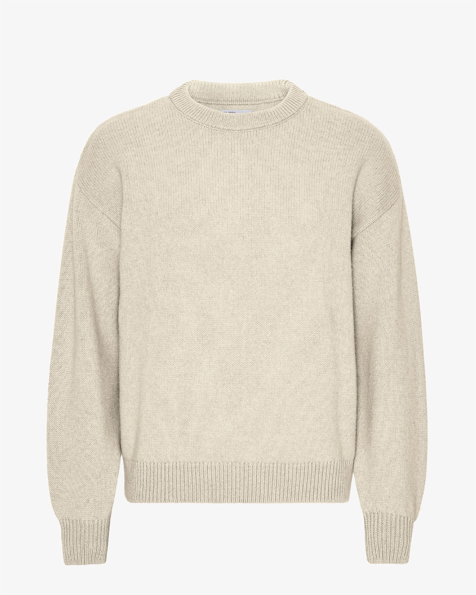 Oversized Merino Wool Crew - Ivory White – Colorful Standard