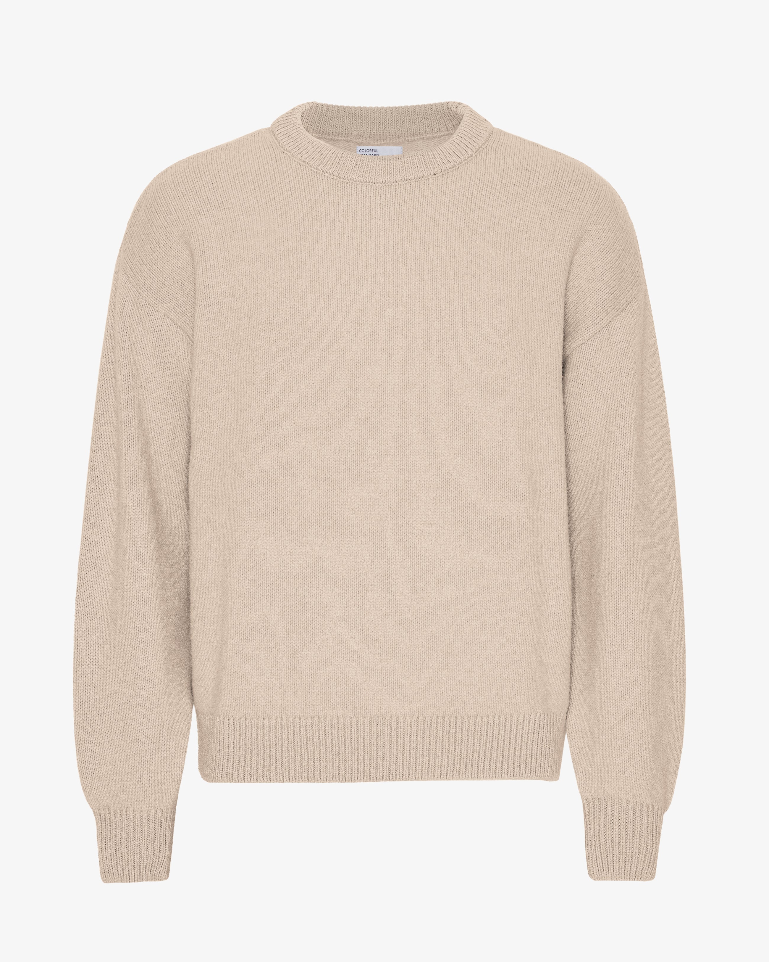 Oversized Merino Wool Crew - Ivory White – Colorful Standard
