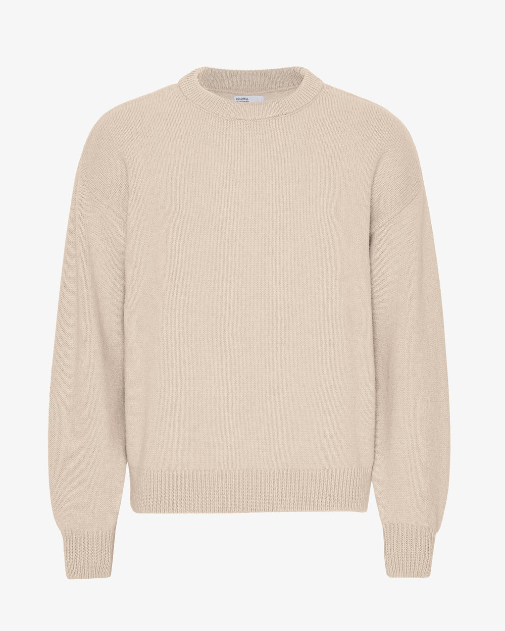 Oversized Merino Wool Crew - Ivory White – Colorful Standard