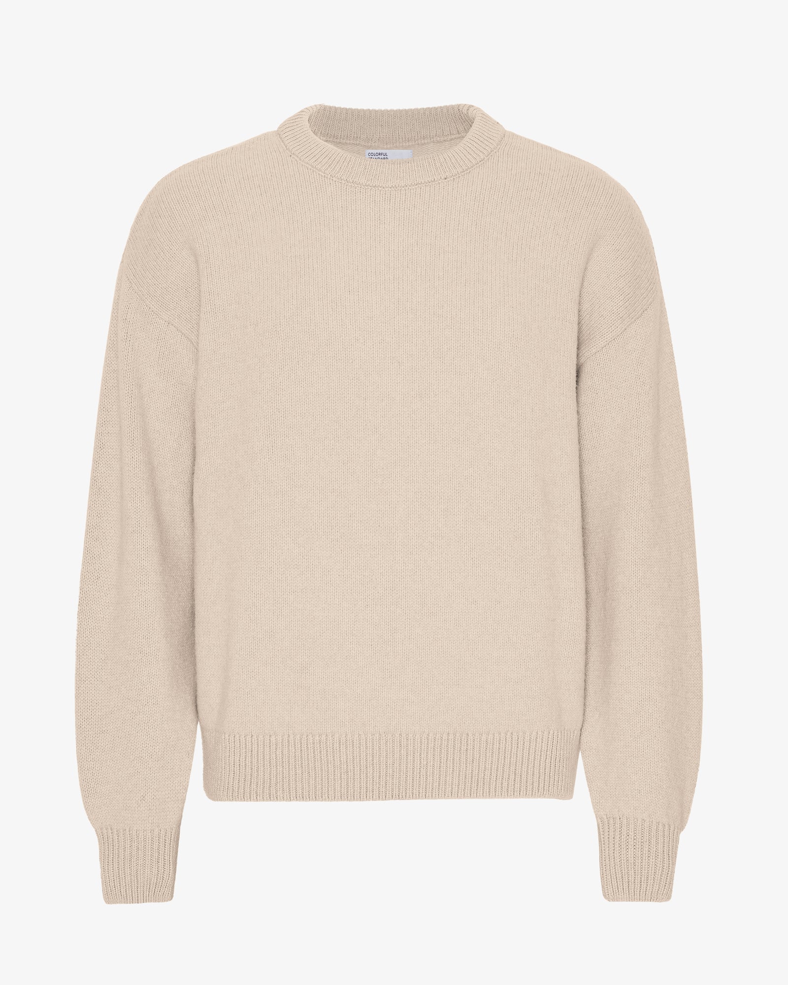 Oversized Merino Wool Crew - Ivory White – Colorful Standard