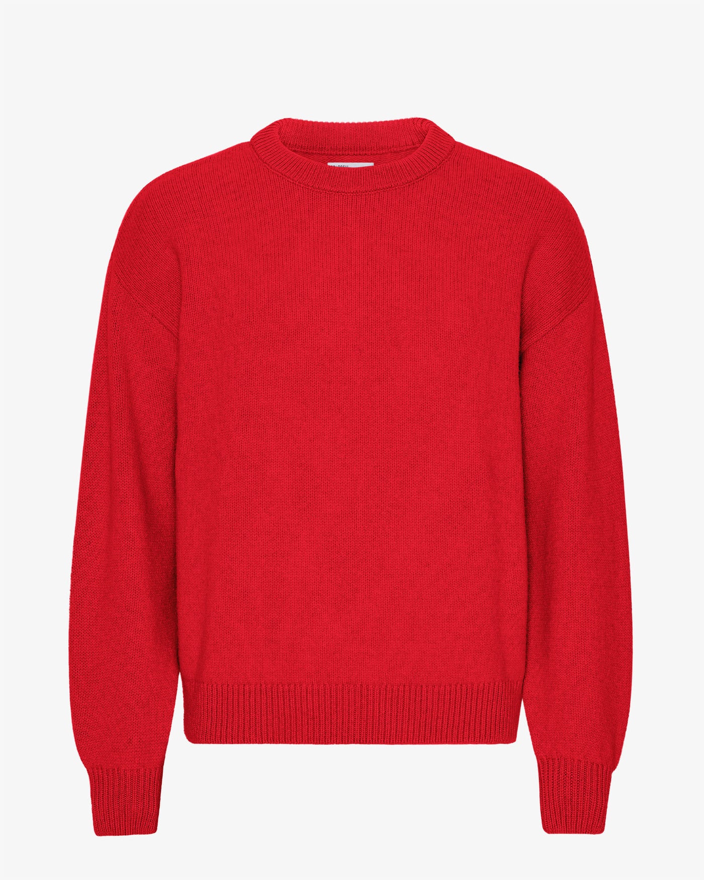 Oversized Merino Wool Crew - Scarlet Red – Colorful Standard