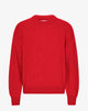 Oversized Merino Wool Crew - Scarlet Red – Colorful Standard