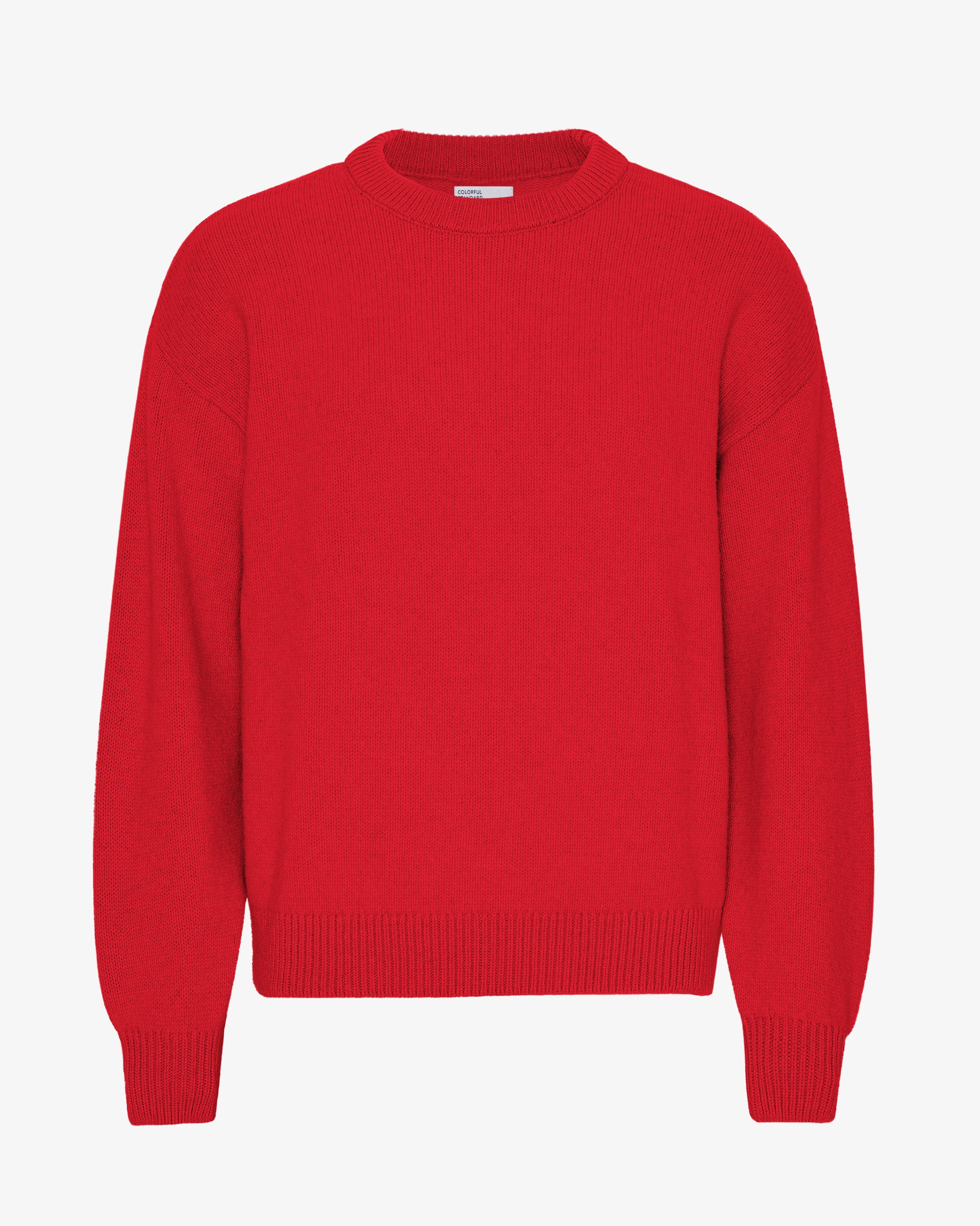 Oversized Merino Wool Crew - Scarlet Red – Colorful Standard