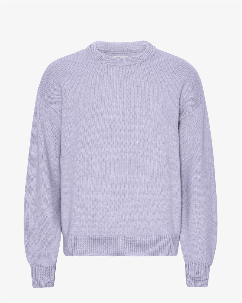 Oversized Merino Wool Crew - Soft Lavender – Colorful Standard