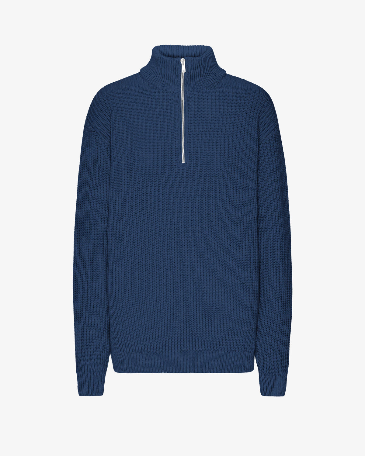 Merino Quarter Zip - Marine Blue – Colorful Standard