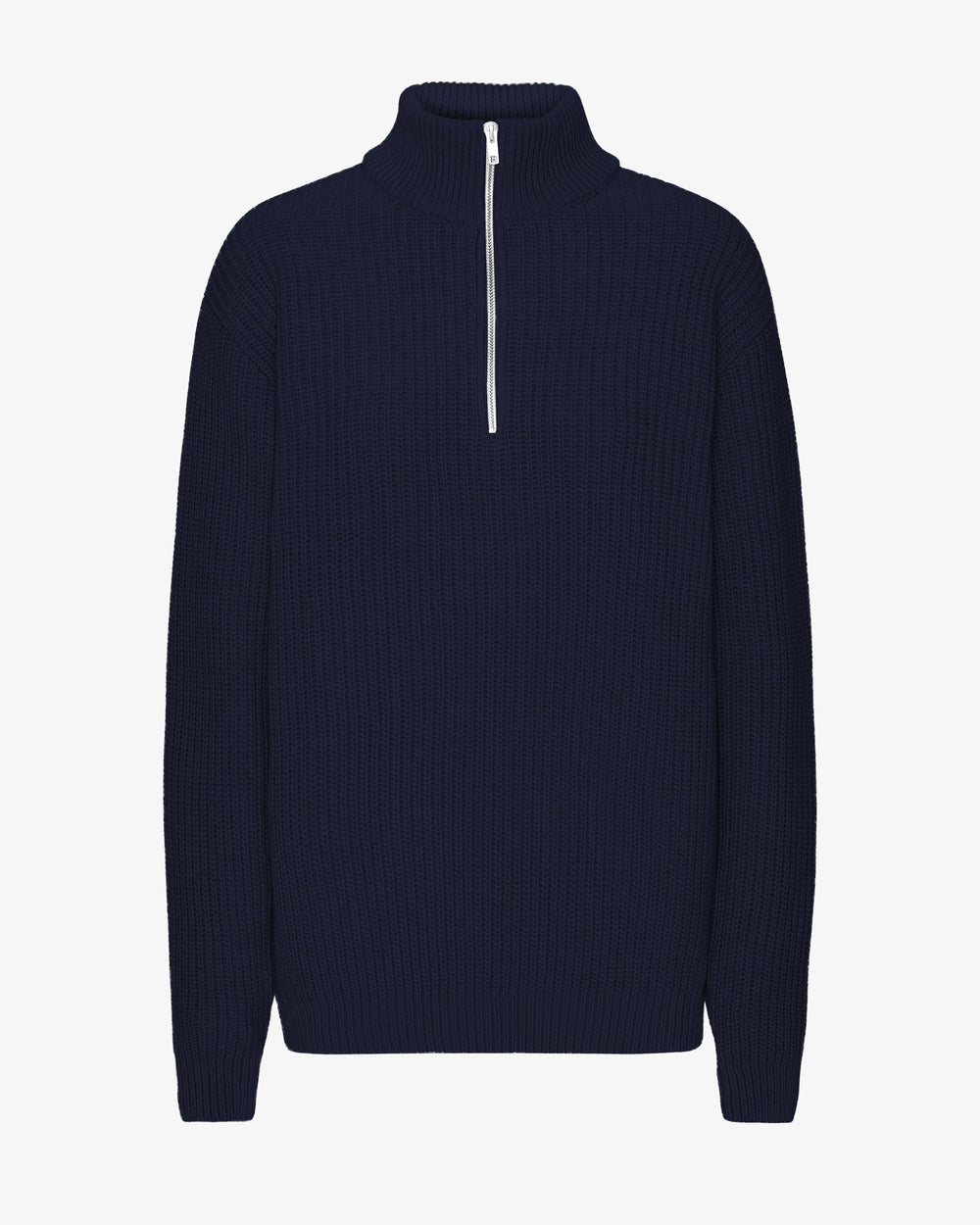 Merino Quarter Zip - Navy Blue – Colorful Standard