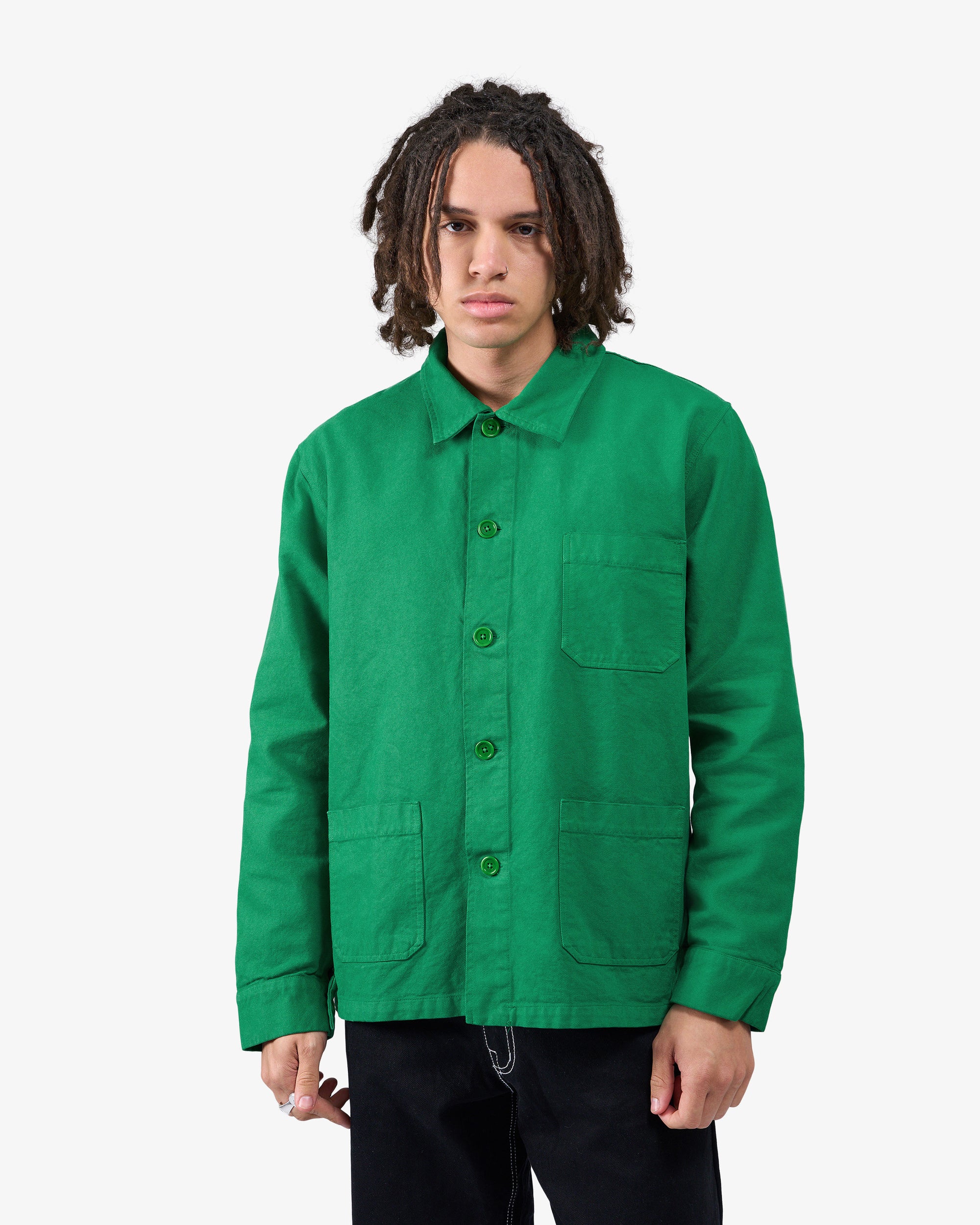 Organic Workwear Jacket - Petrol Blue – Colorful Standard