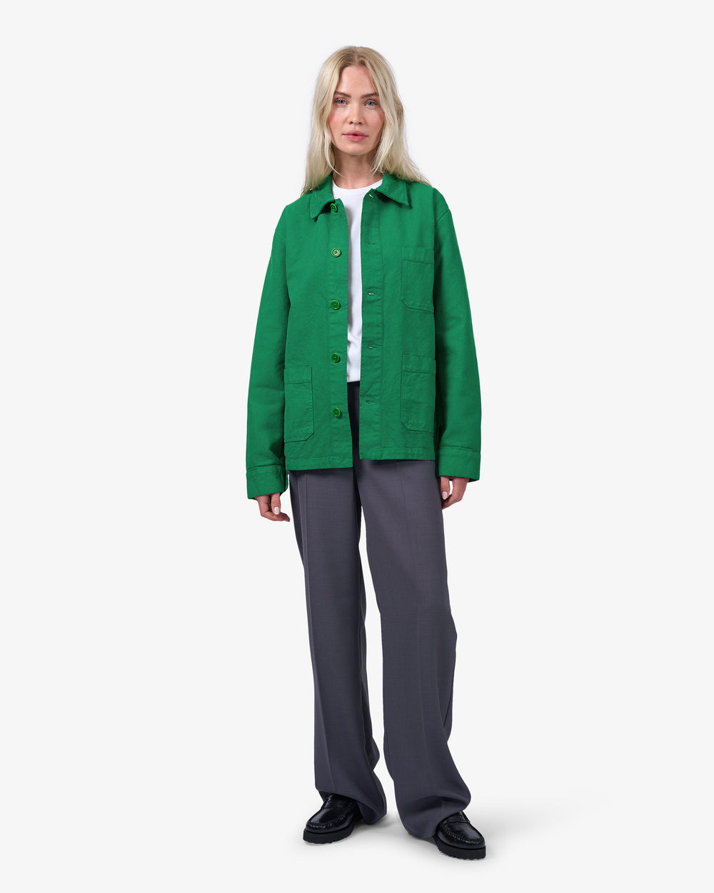 Organic Workwear Jacket - Petrol Blue – Colorful Standard