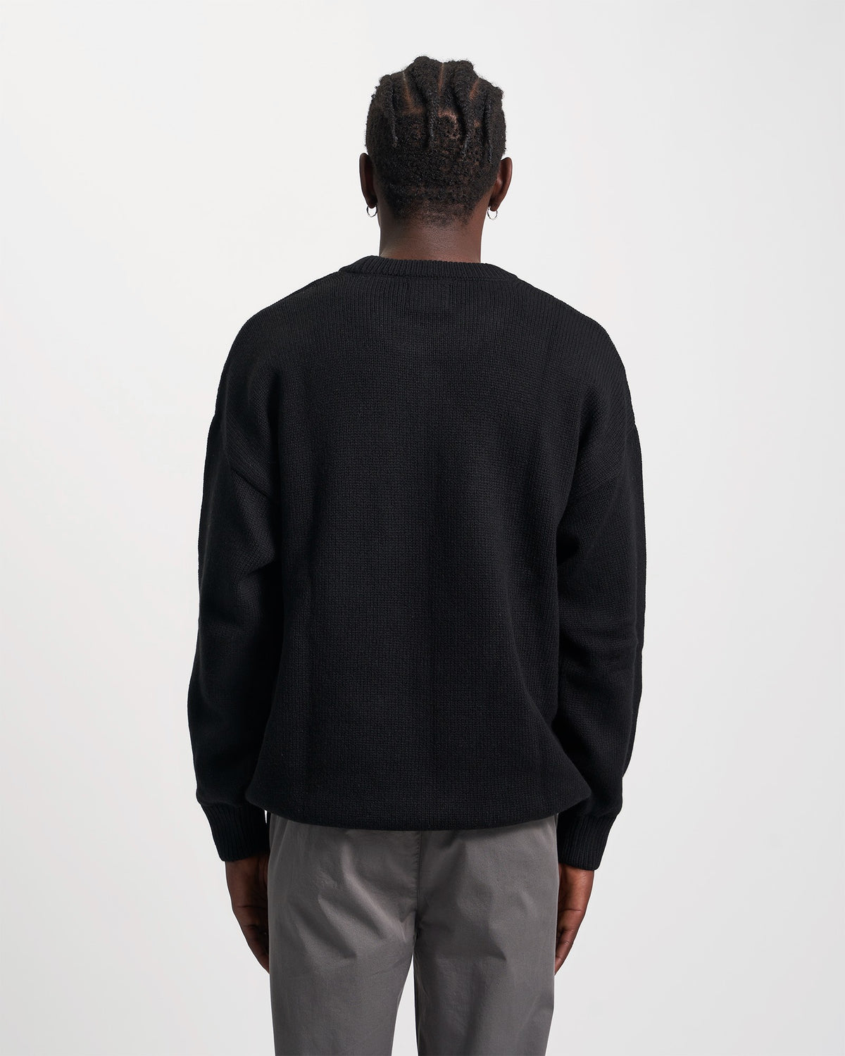 Oversized Merino Wool Crew - Deep Black – Colorful Standard