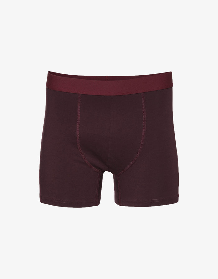 Classic Organic Boxer Briefs - Oxblood Red – Colorful Standard