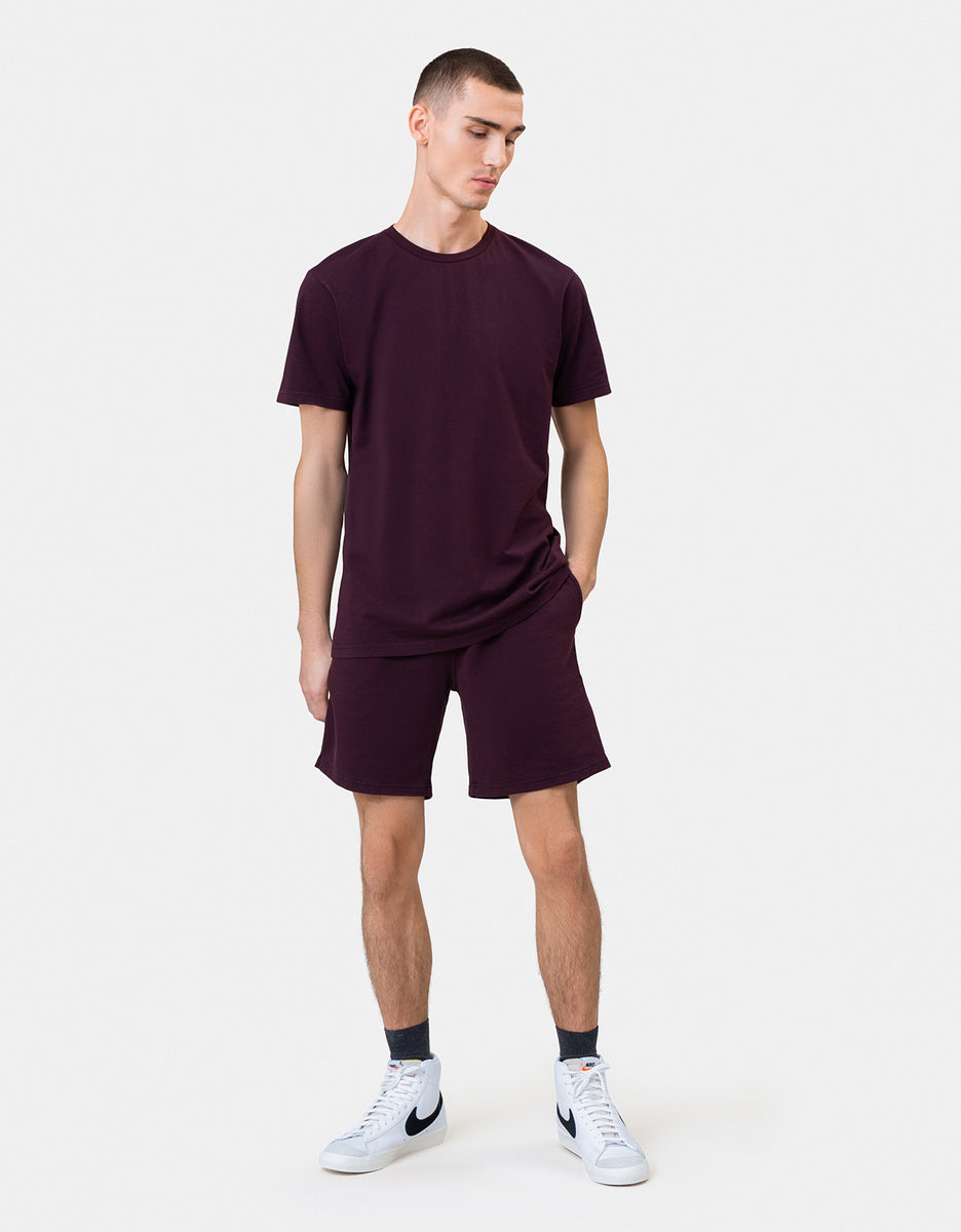 Classic Organic Sweatshorts - Oxblood Red – Colorful Standard