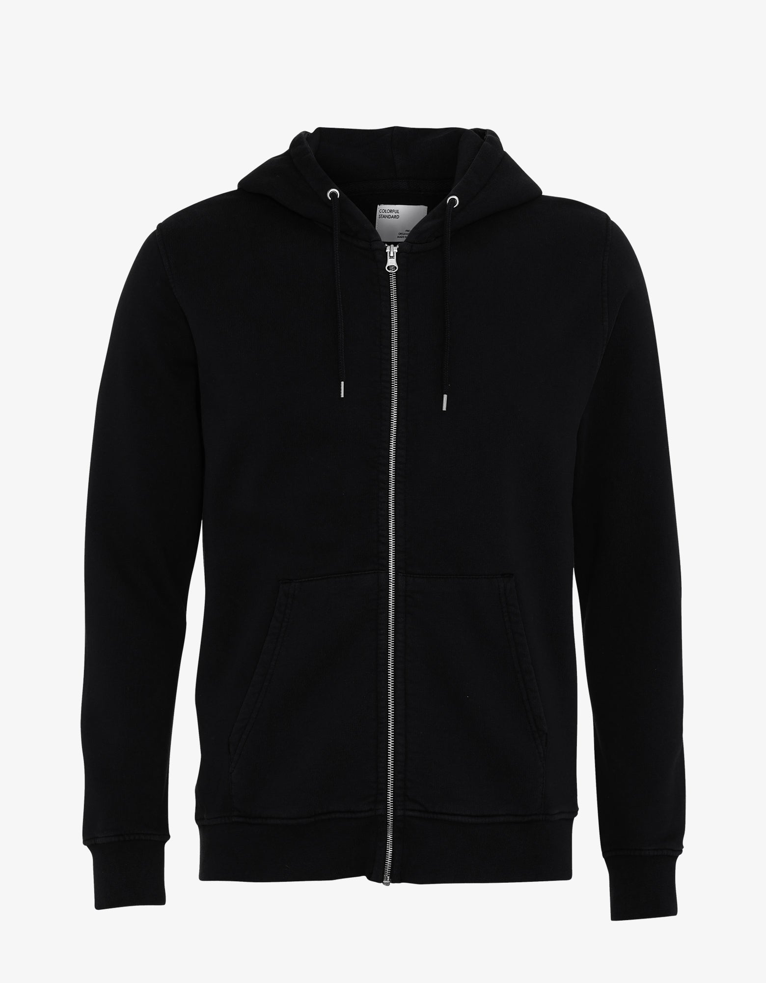 Classic Organic Zip Hood - Deep Black – Colorful Standard