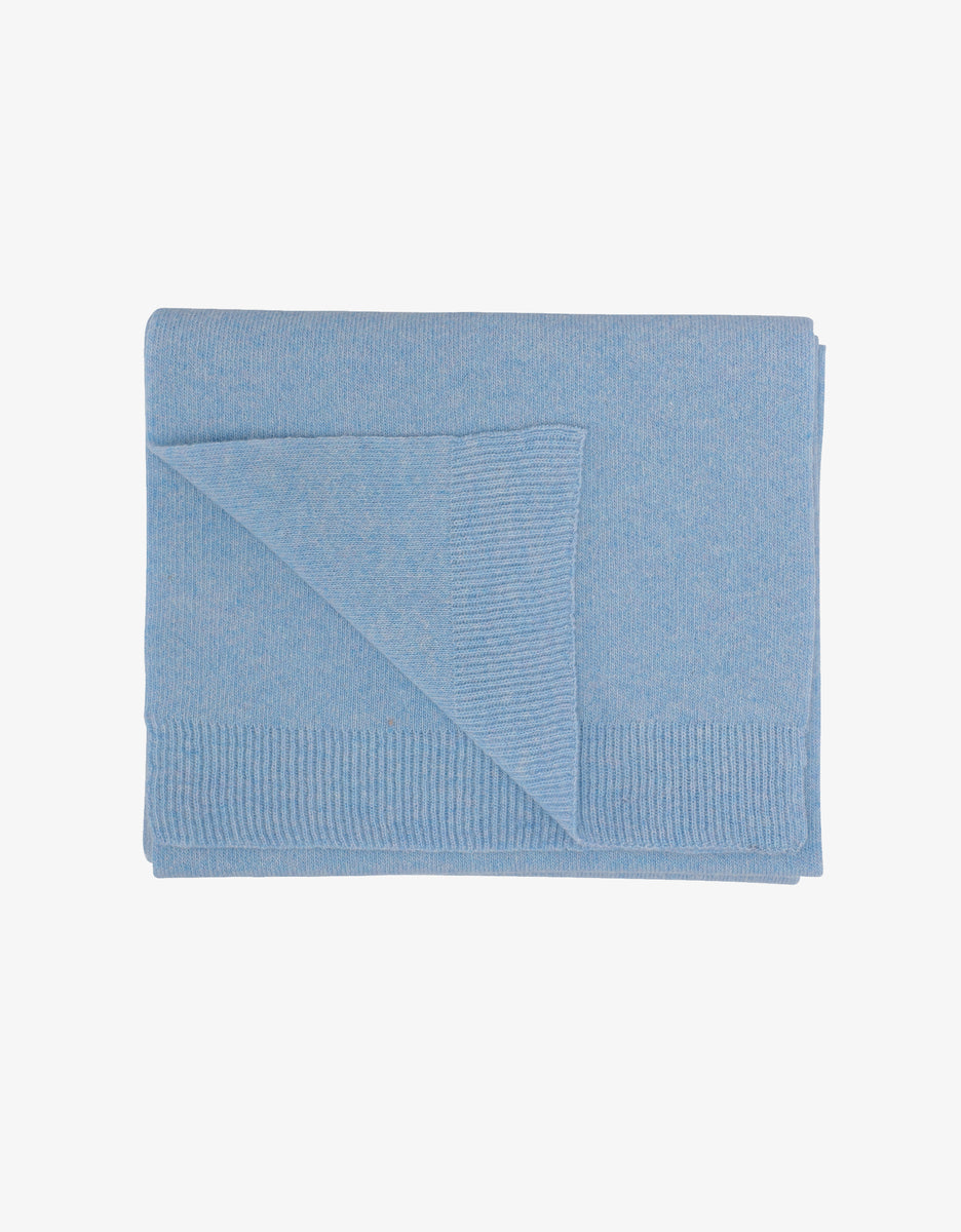 Merino Wool Scarf - Stone Blue – Colorful Standard