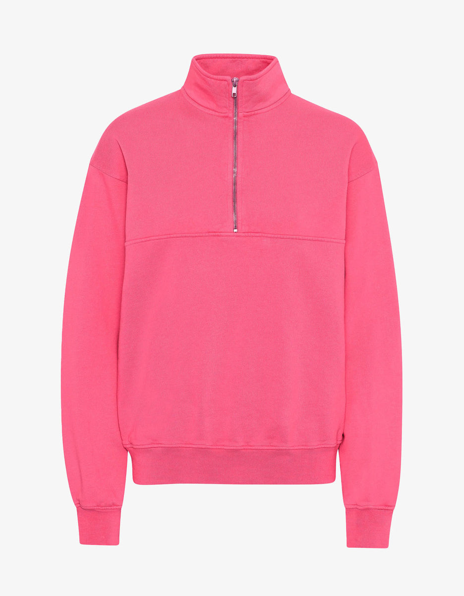 Organic Quarter Zip - Bubblegum Pink – Colorful Standard
