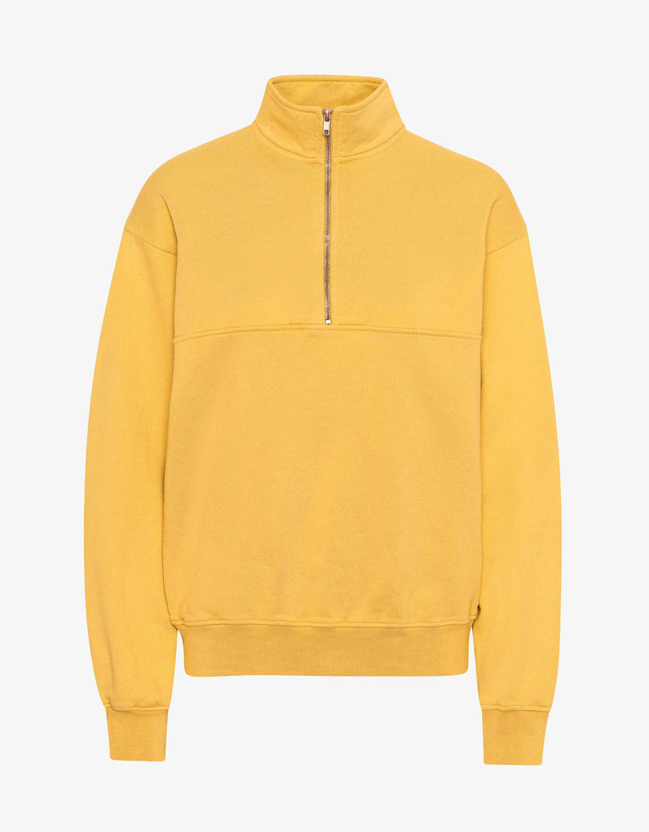 Organic Quarter Zip - Burned Yellow – Colorful Standard