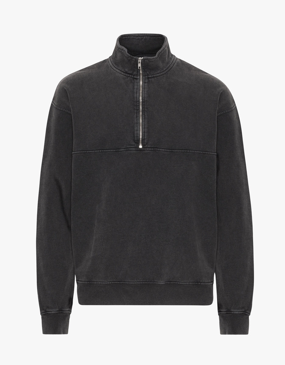 Organic Quarter Zip - Faded Black – Colorful Standard