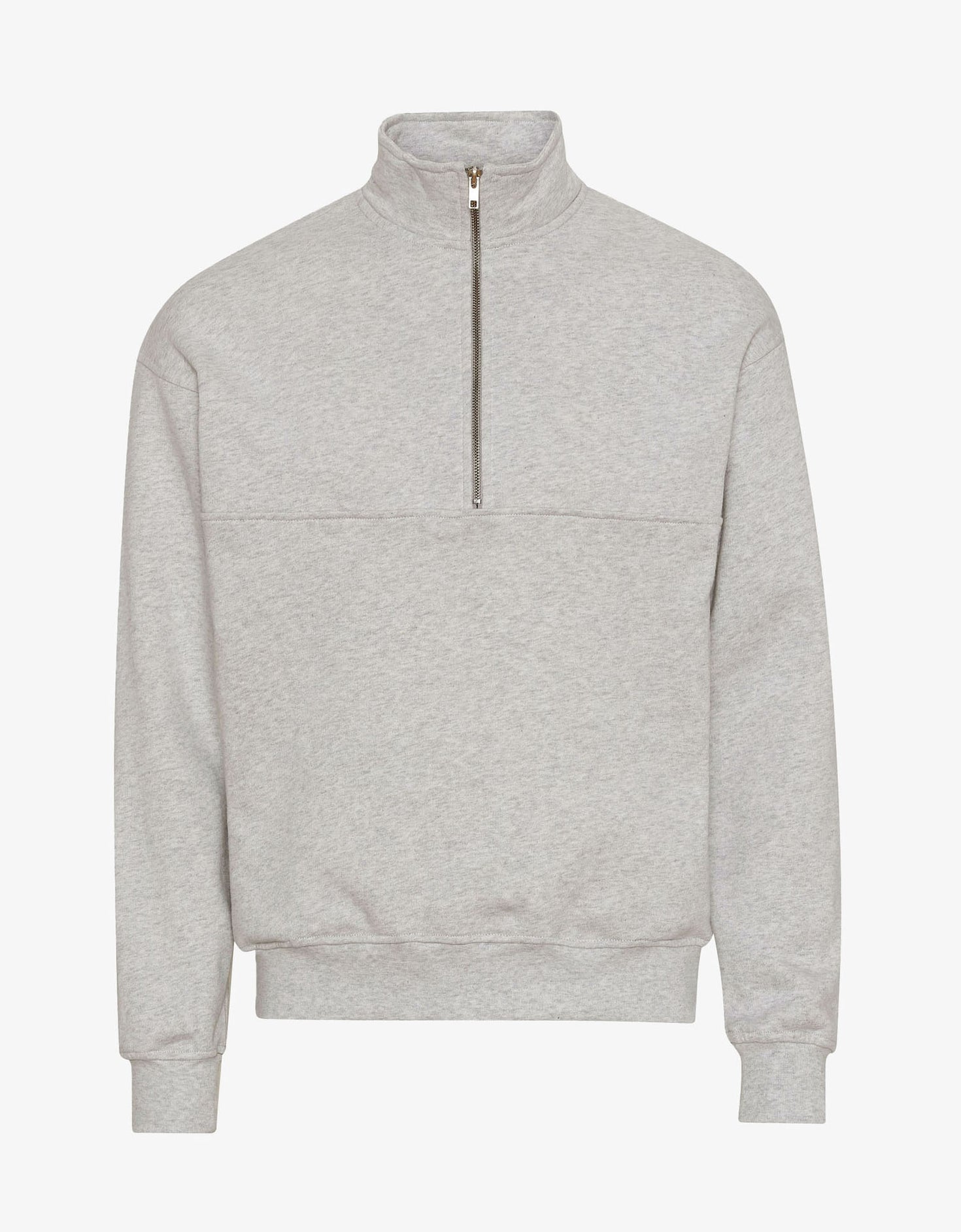 Organic Quarter Zip - Heather Grey – Colorful Standard