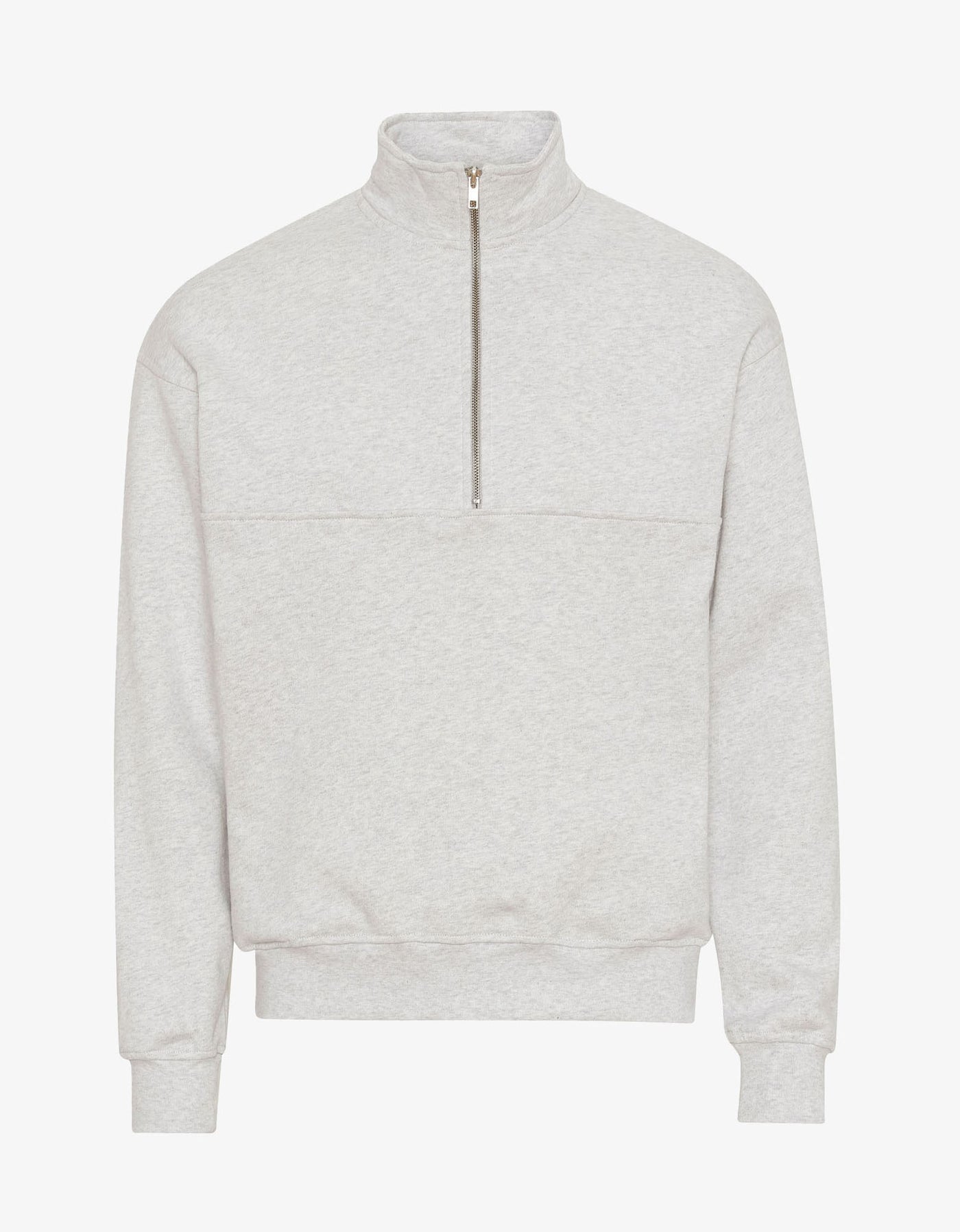 Organic Quarter Zip - Snow Melange – Colorful Standard