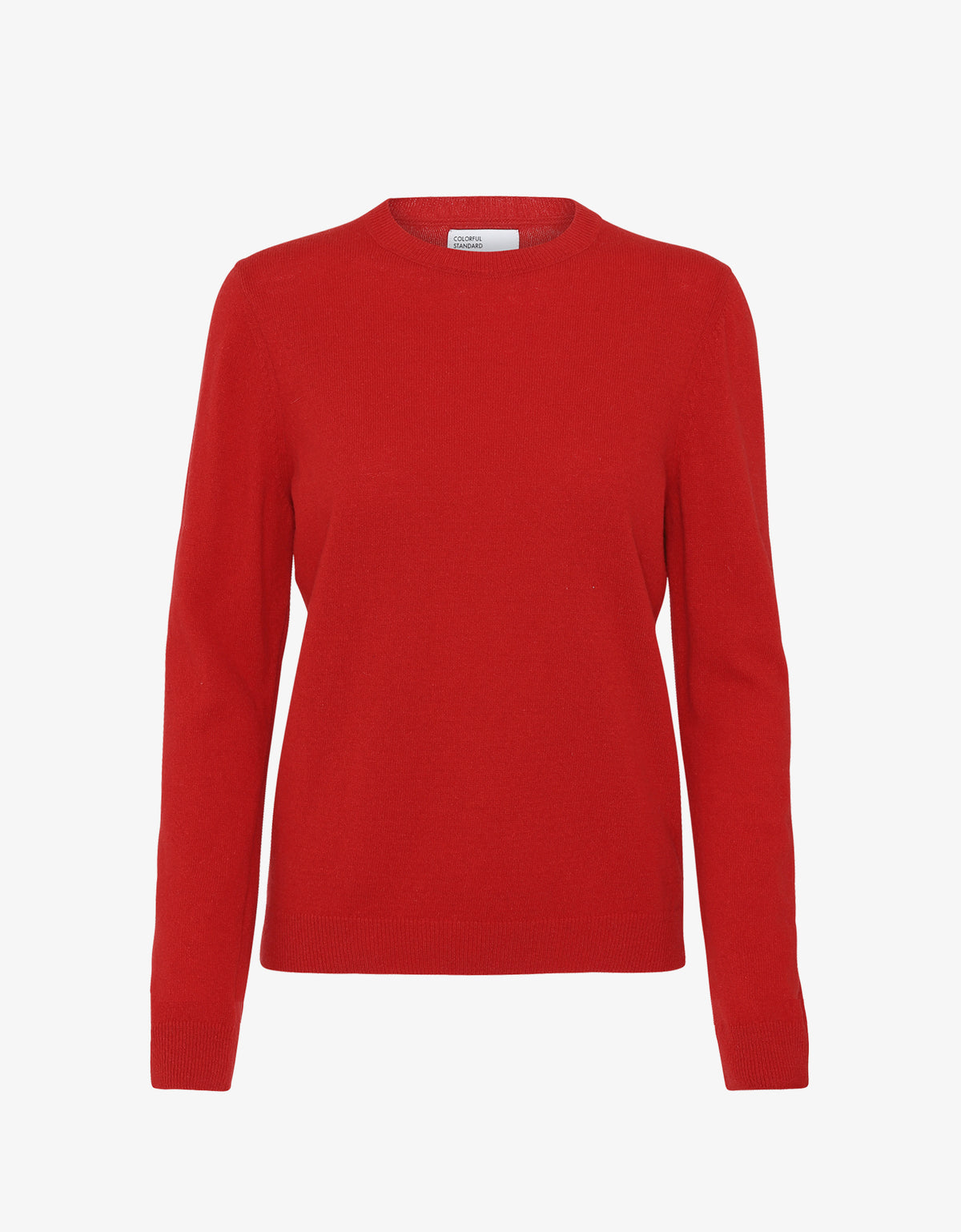 Women Light Merino Wool Crew - Scarlet Red – Colorful Standard