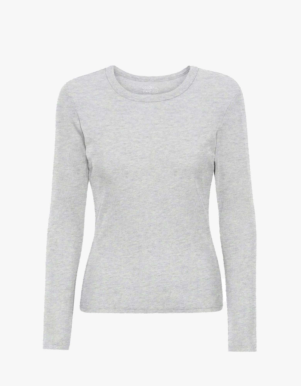 Women Organic Rib LS T-Shirt - Snow Melange – Colorful Standard